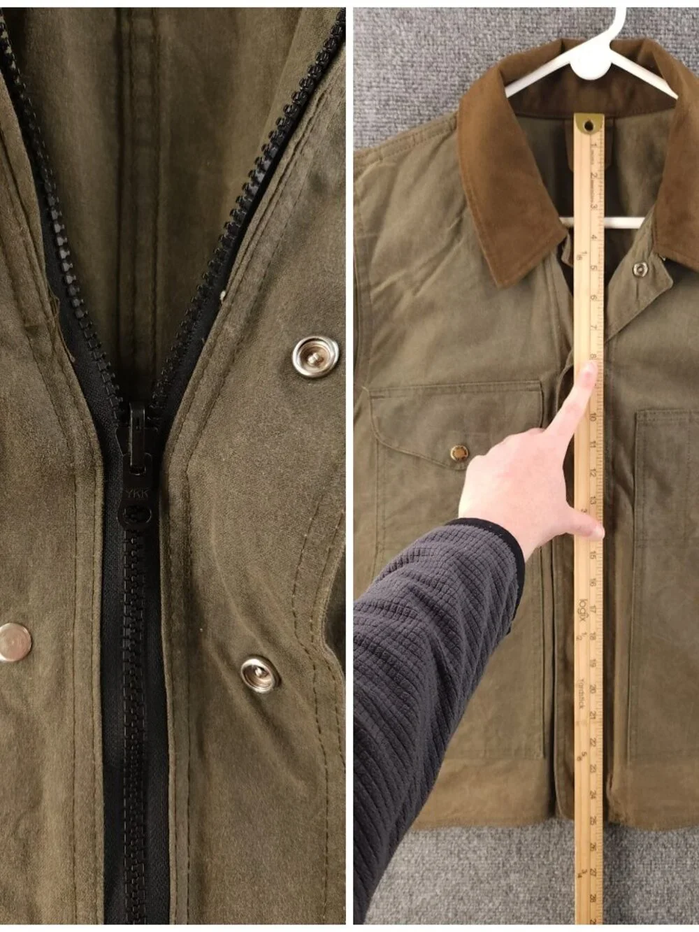 Filson | Jackets & Coats | Vtg Filson Style 423n Waxed Tin Cloth Field ...